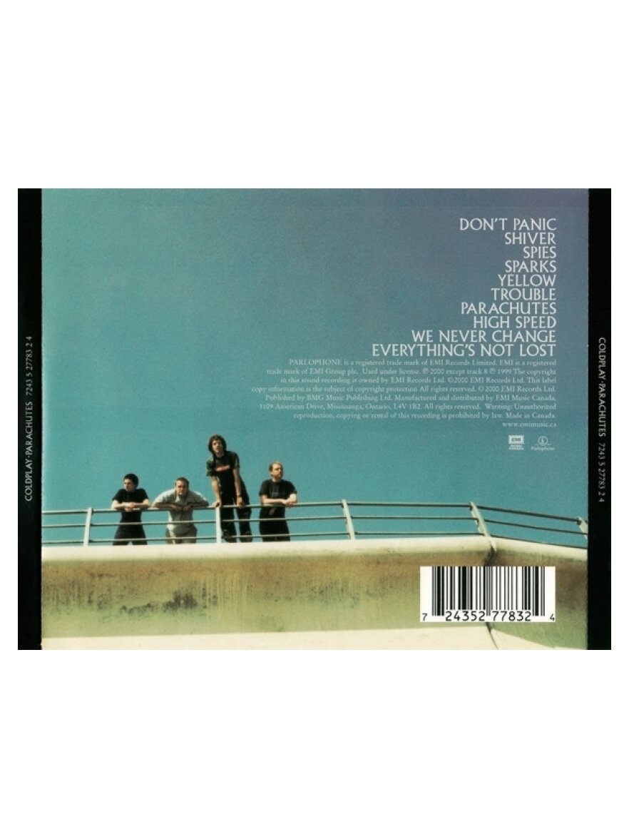 Компакт-диск EU COLDPLAY - Parachutes — фото 1