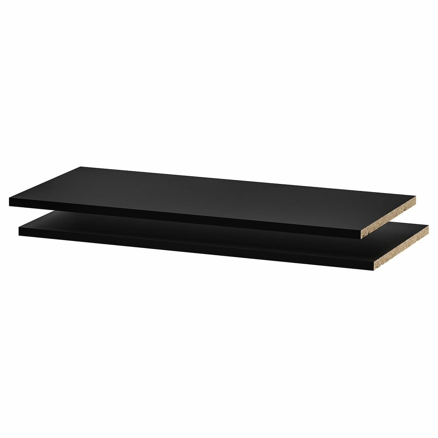 Полка IKEA UTRUSTA, для кухни, цвет черно-серый, 80 см x 37 см