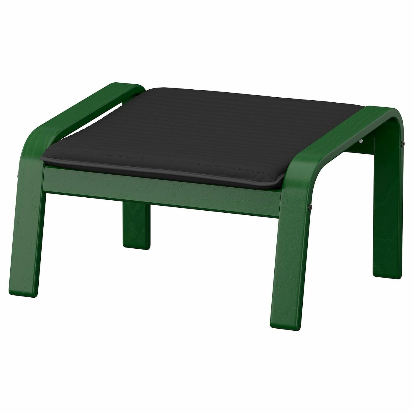 Пуф ikea poang, темно-зеленый 596.254.54