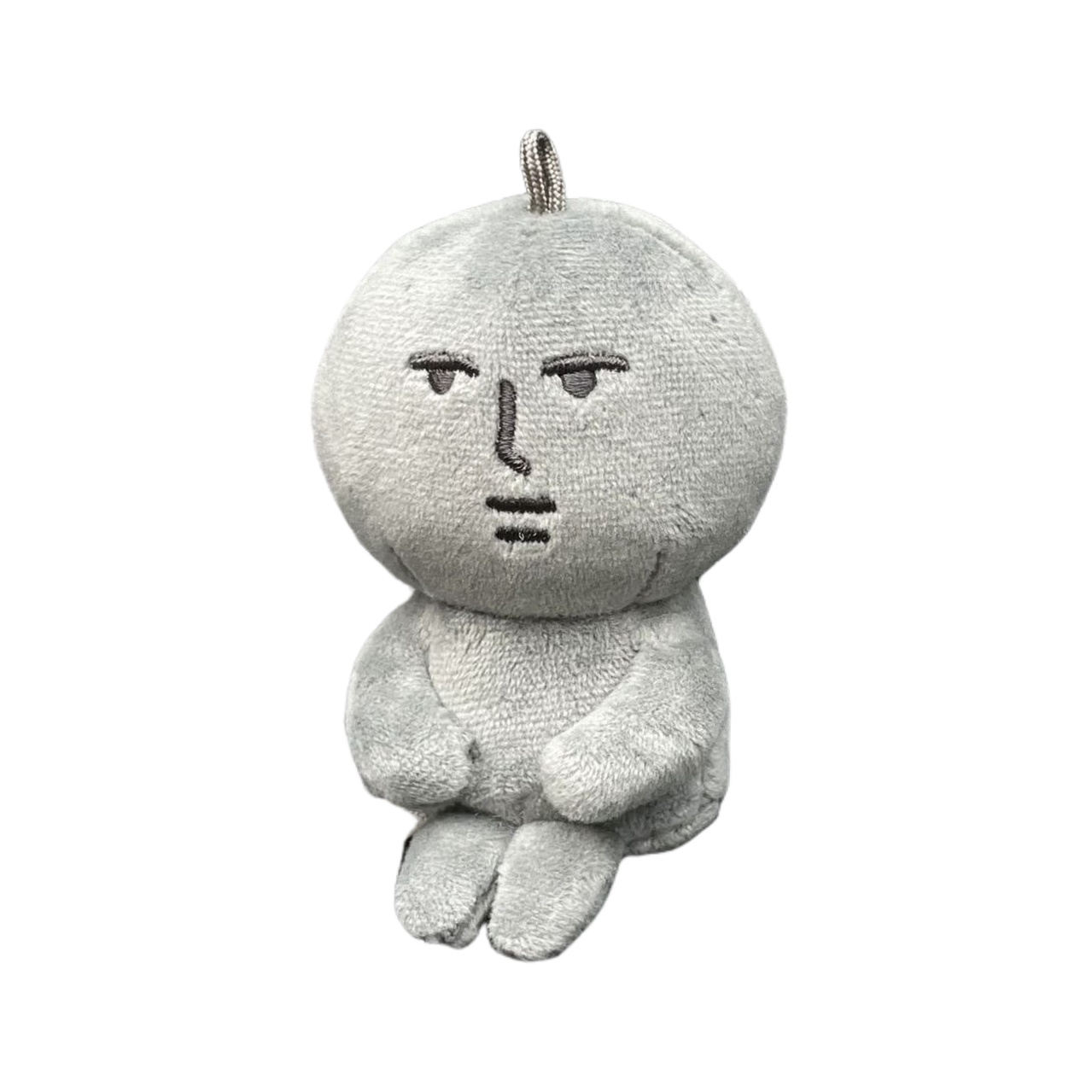 Плюшевый брелок унисекс Abay Серый Каменный человечек, Pink Rabbit Gray, 12CM EU