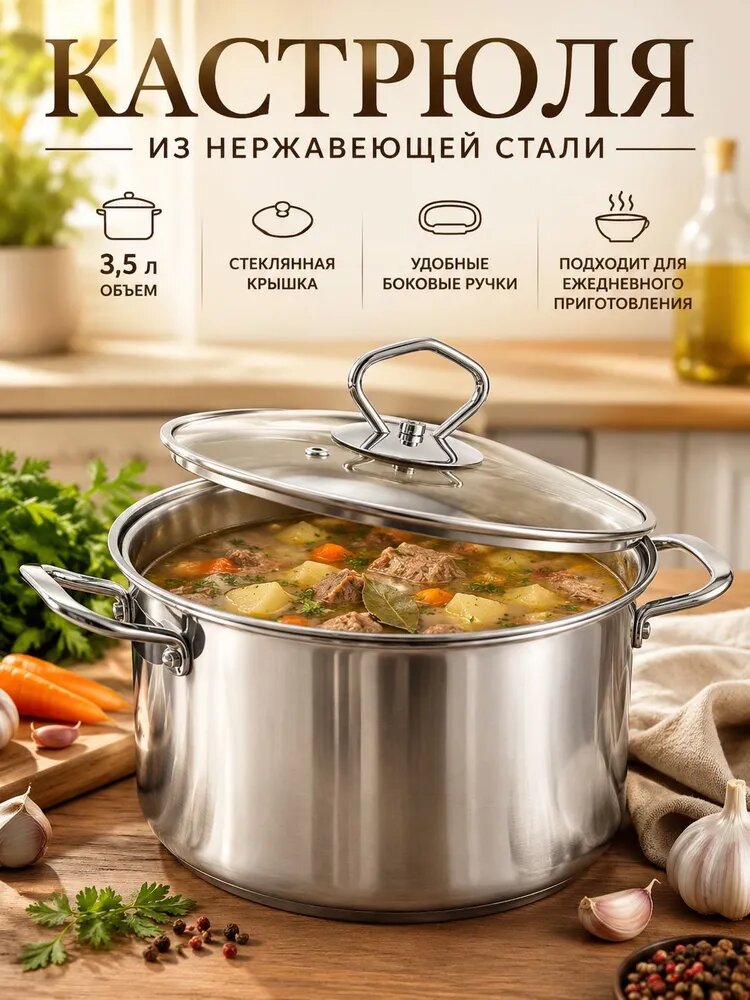 Кухонный ковш, 20.3 см, 3.56 л
