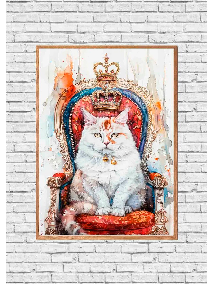 Турецкая Ванская кошка королева Англии 0