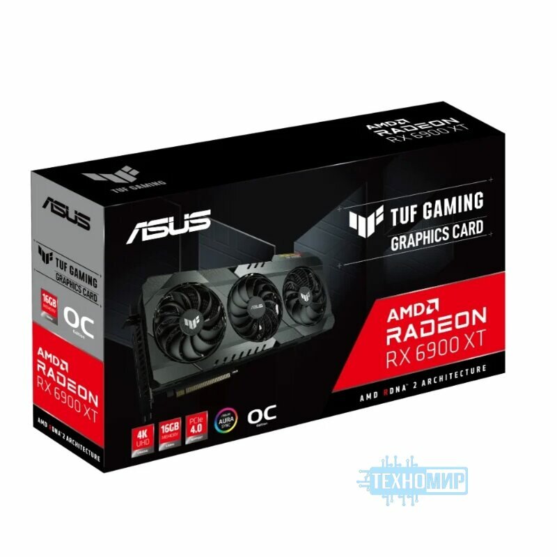 Видеокарта ASUS TUF GAMING Radeon RX 6900 XT 16GB (TUF-RX6900XT-O16G-GAMING)