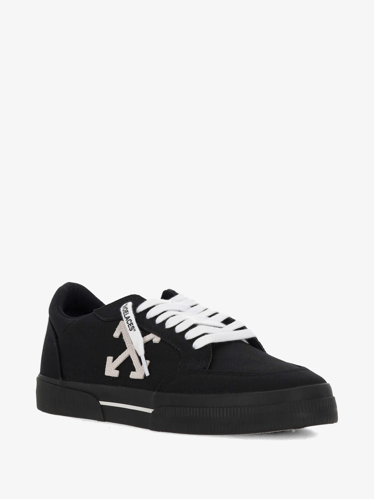 Кроссовки Off-White Vulcanized Canvas, размер 42, black — фото 1