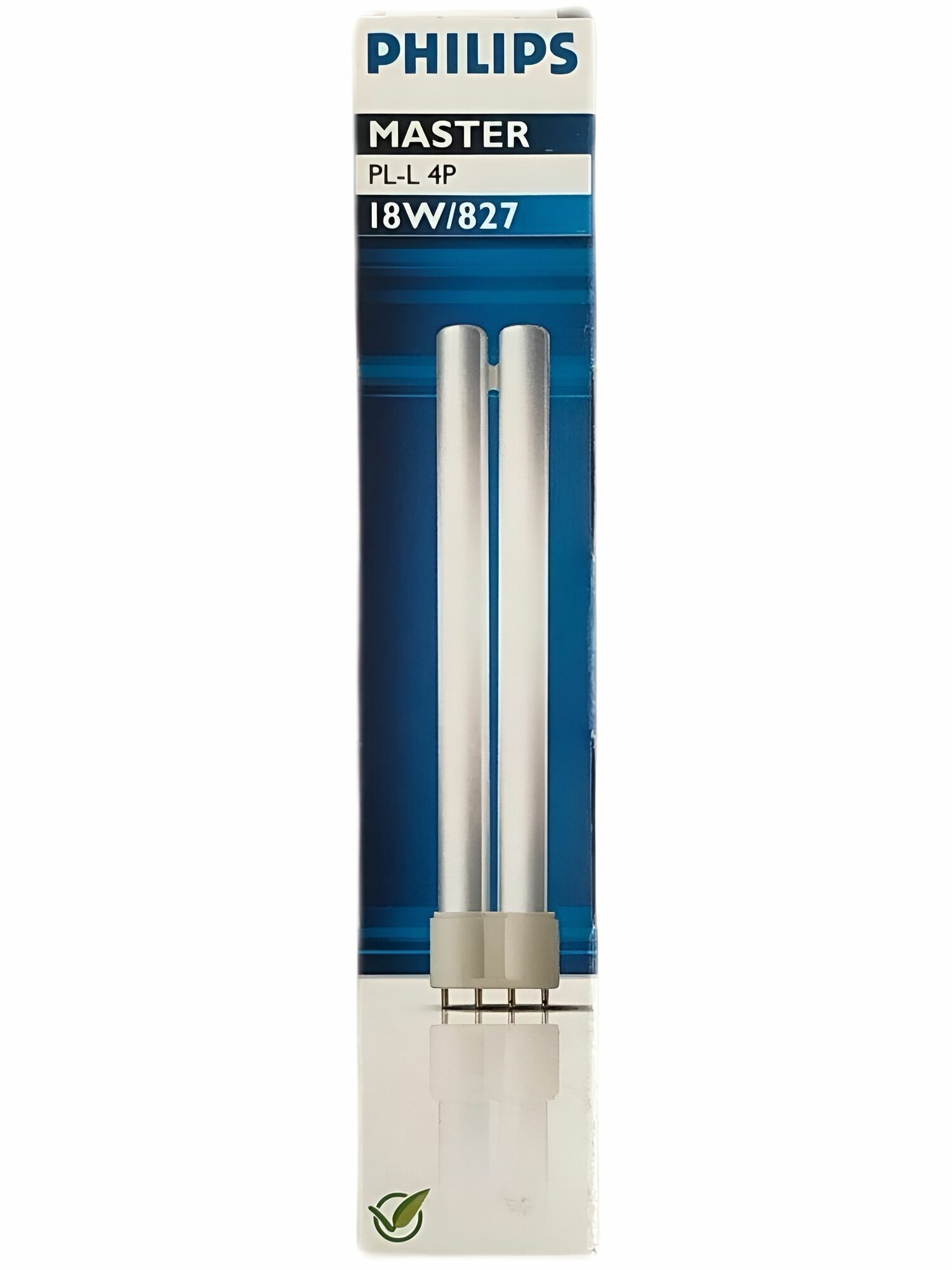 Лампа Phillips PL-L 4P 2G11 18W/827 теплого цвета. Польша.