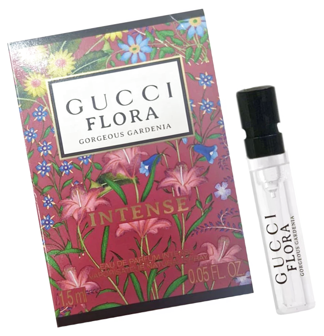 Gucci Flora Gorgeous Gardenia Intense парфюмерная вода женская 1.5 мл миниатюра - Гуччи Флора Гардения