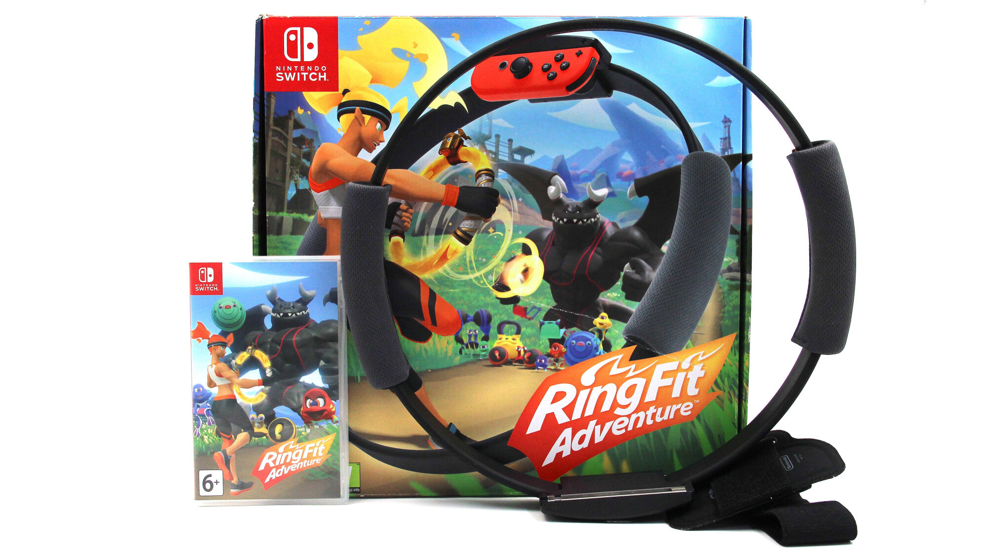Ring Fit Adventure (Nintendo Switch, Английский язык, В коробке)