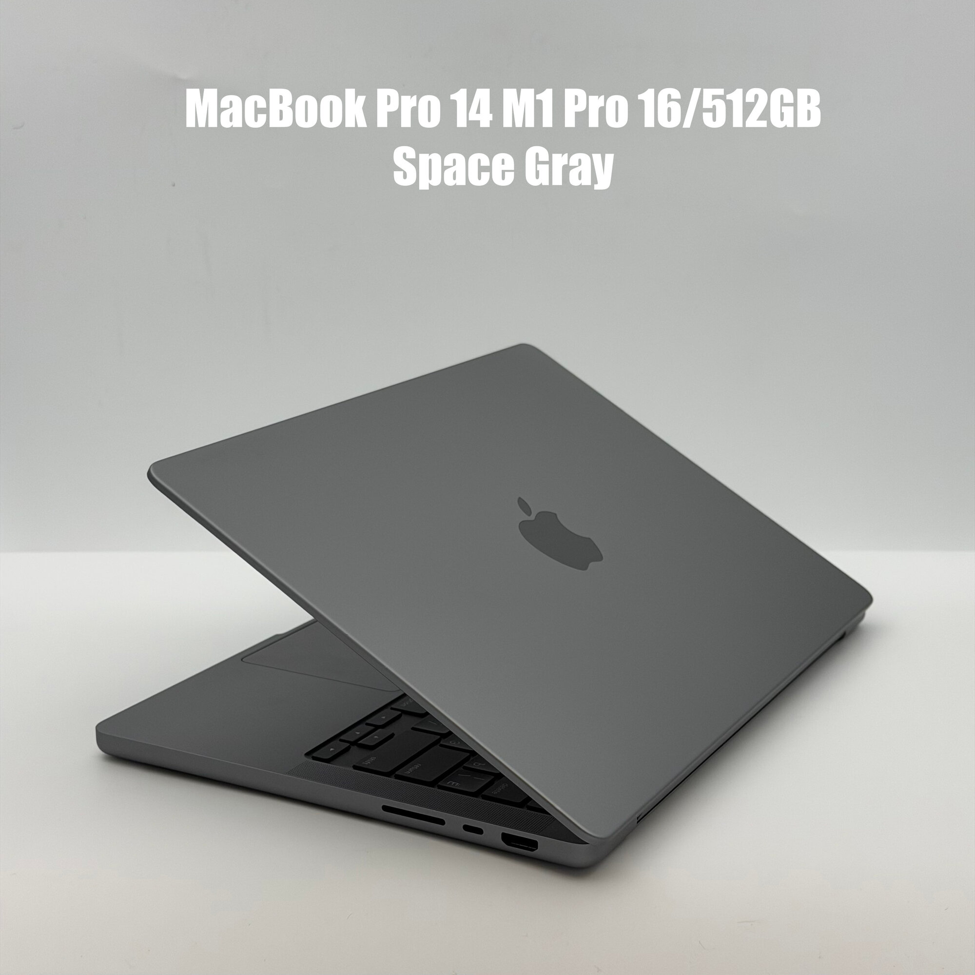 Ноутбук Apple Macbook Pro 14 Late 2021, M1 Pro 3.2 ГГц, RAM 16 ГБ, SSD 512 ГБ, Apple graphics 14-core, macOS, серый