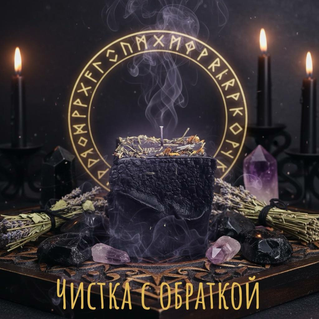 Свеча Чистка с обраткой