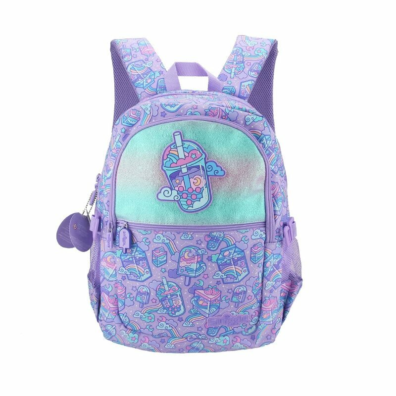Smiggle детский рюкзак для девочек с водонепроницаемым радужным рисунком, подходит для учеников 3-6 классов