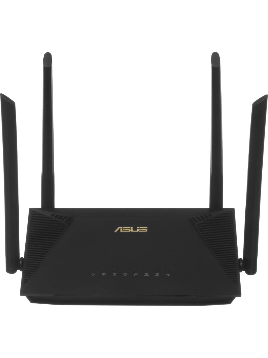 Беспроводной роутер Asus RT-AX1800U Wi-Fi 6 2.4/5 ГГц 3 1 черный