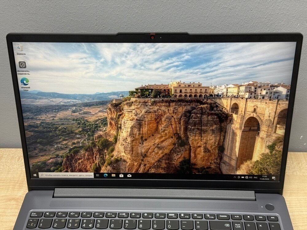 Ноутбук Lenovo IdeaPad Slim 3 15AMN8 (82XQ00N7PS) 15.6"/R5 7520U/16/512Gb/Radeon 610M/серый Gray RU