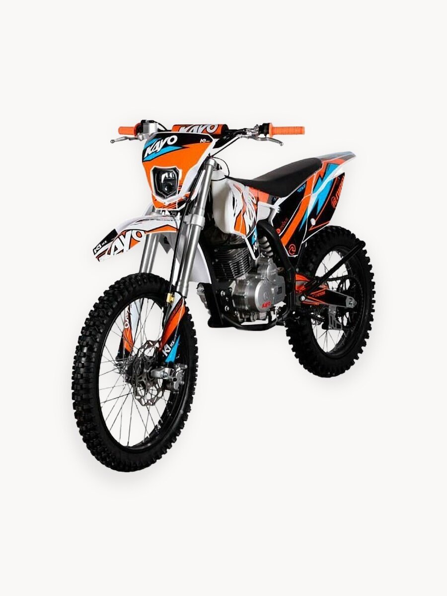 Мотоцикл KAYO K1-L 250MX 2024, кроссовый, бензиновый, оранжевый