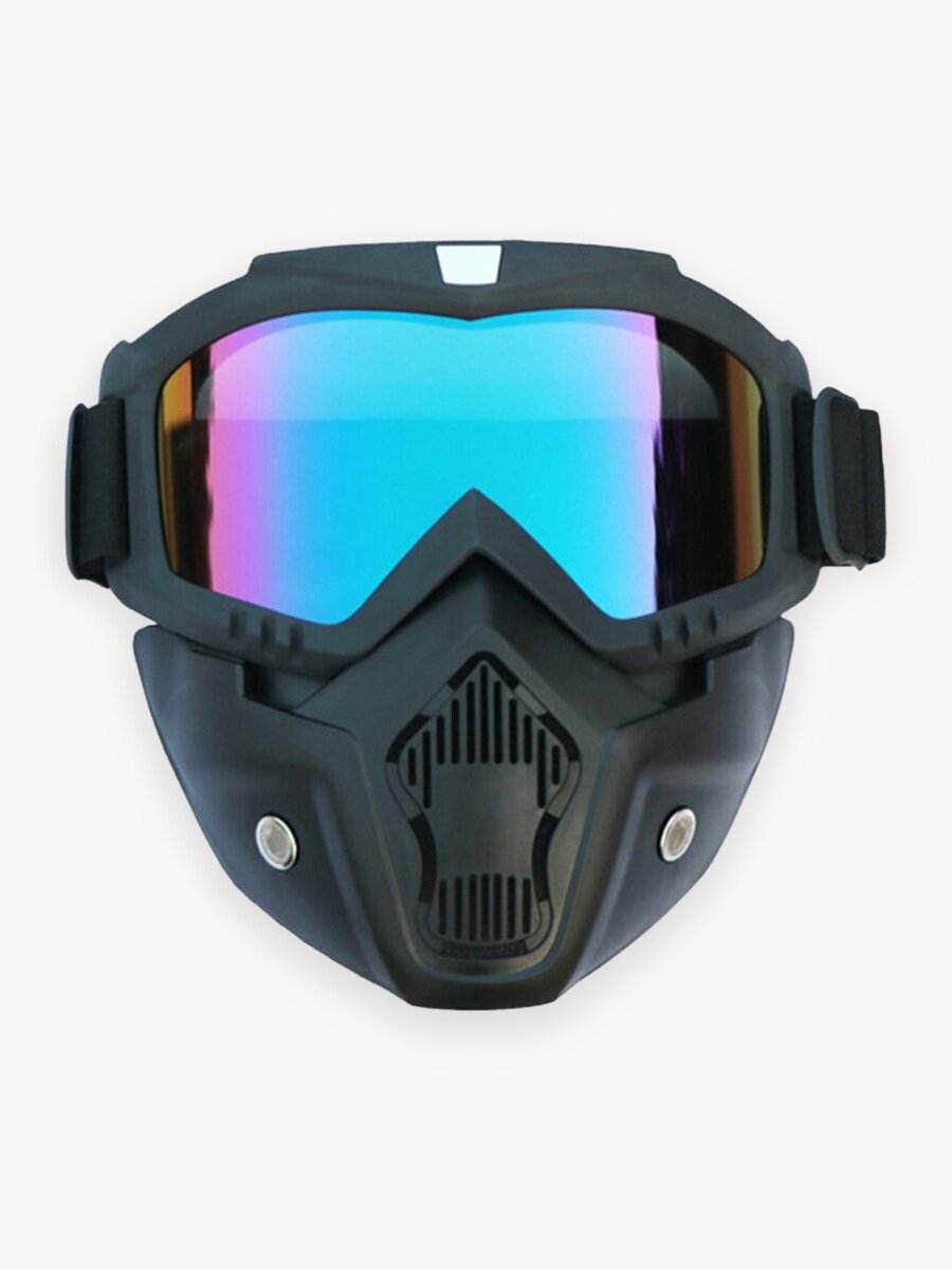 Очки-маска для снегоходов и сноуборда, мото и вело спорта