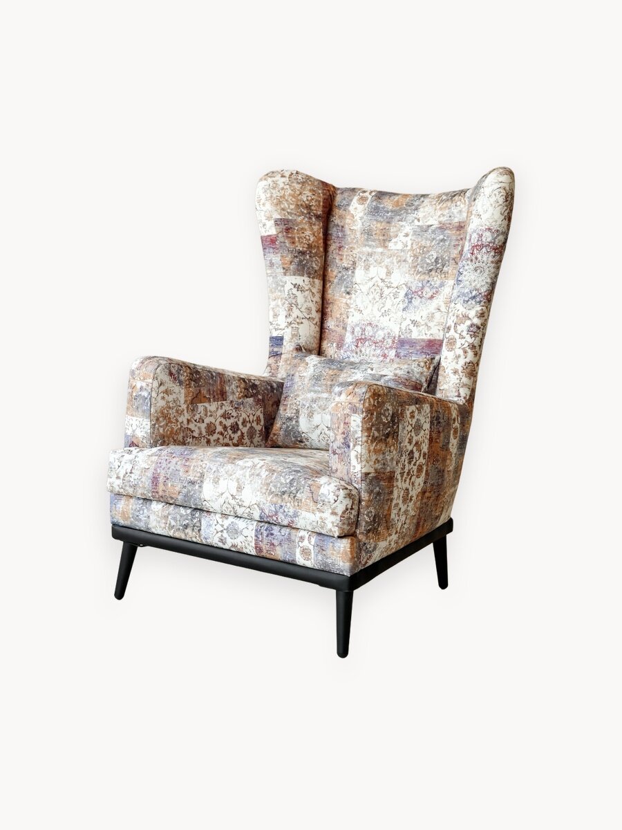 Мягкое кресло для отдыха Фантазёр Принт Verdi Mocca