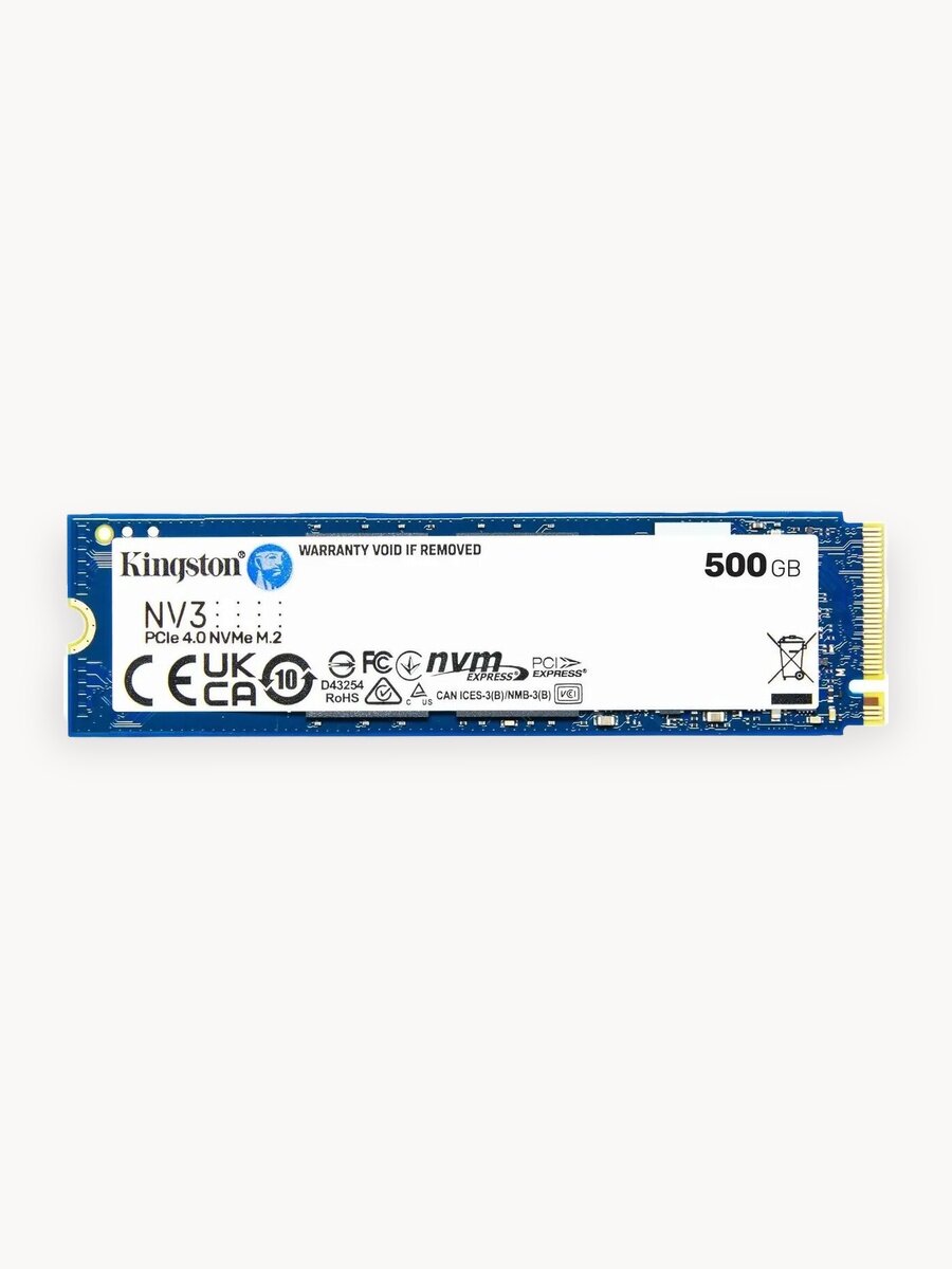 Внутренний накопитель Kingston SSD 500Gb Kingston NV3 (SNV3S/500G)