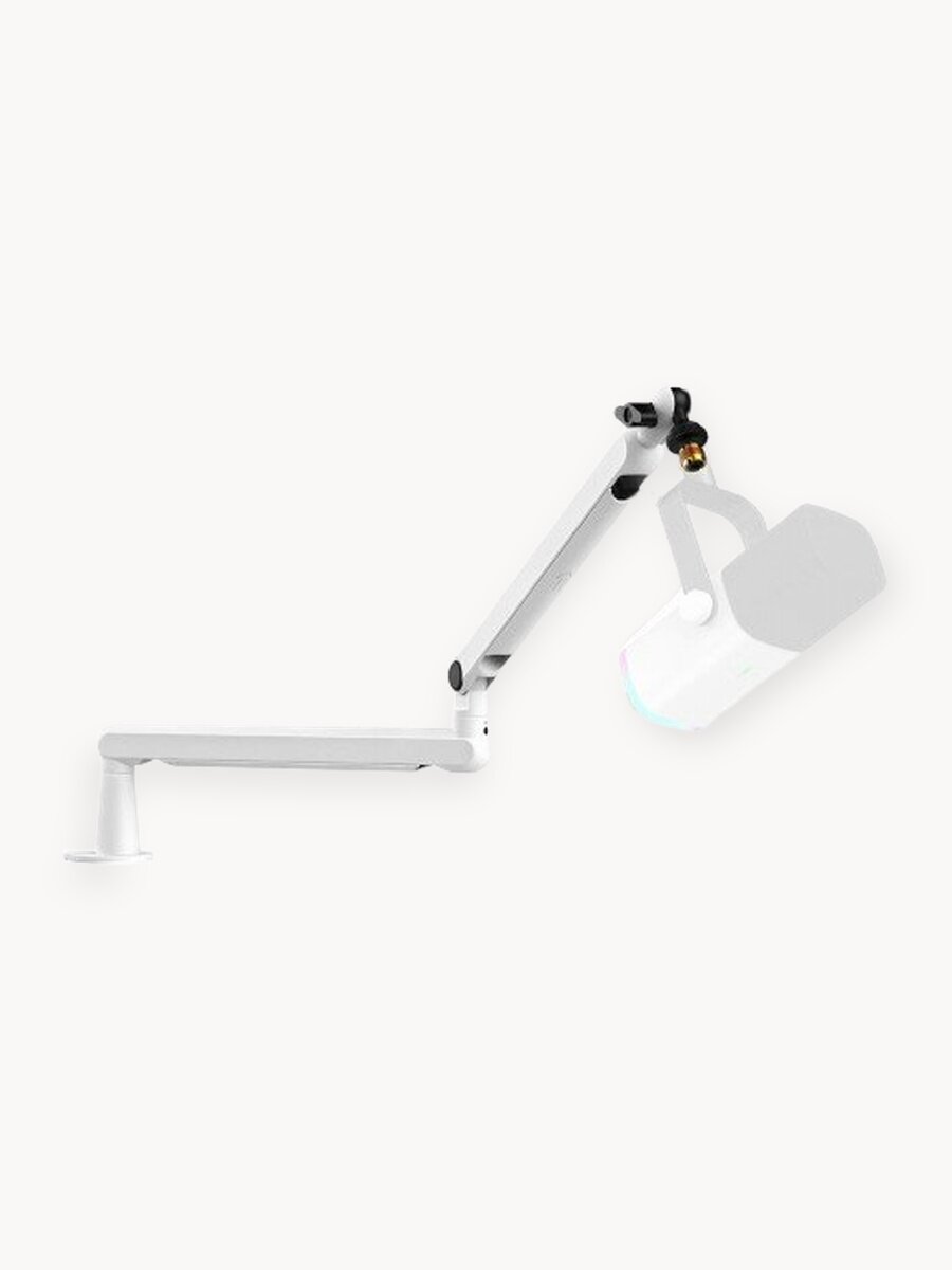 Стойка FIFINE BM88 (белый), для микрофонов, настольная, пантограф, нагрузка 1.5 кг, металл