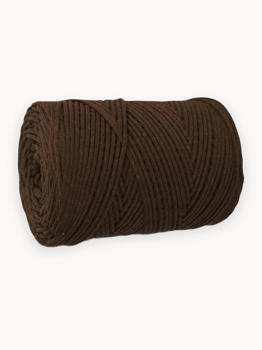 Шнур хлопковый 4мм для вязания макраме рукоделия творчества