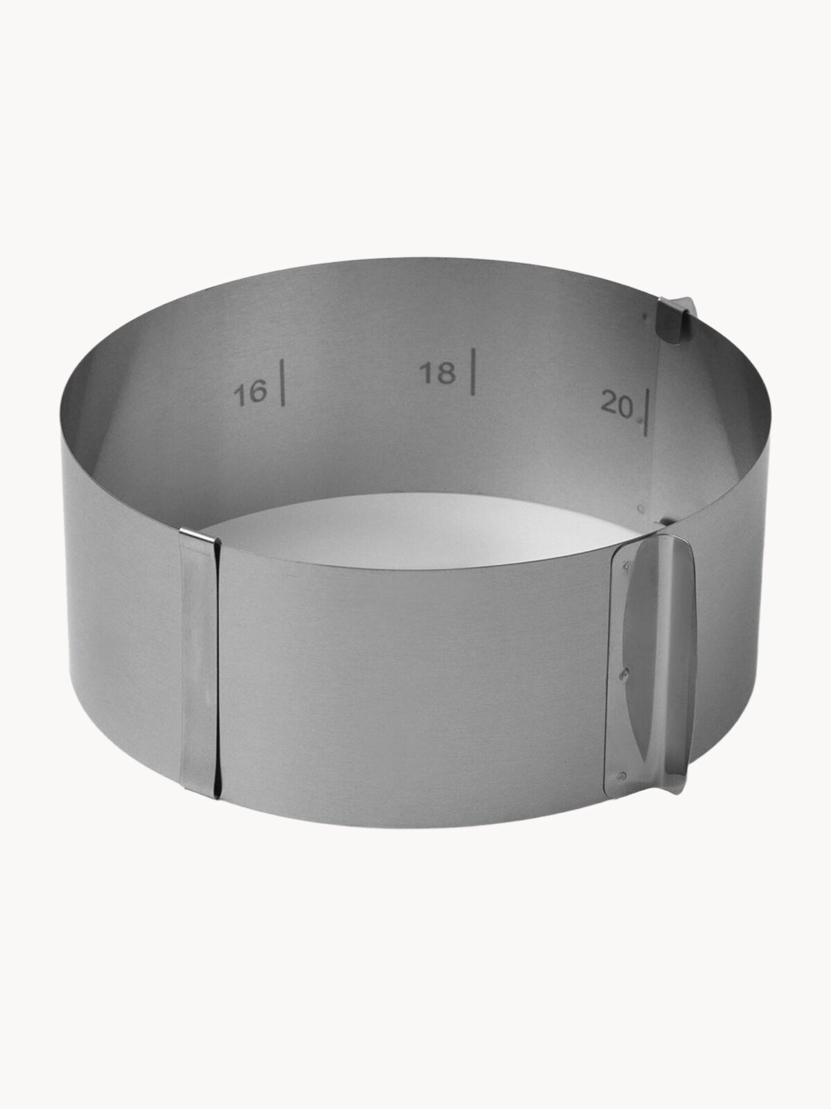 Форма разъёмная для выпечки кексов и тортов с регулировкой размера Доляна, d=16-20 см, цвет хромированный 1205017