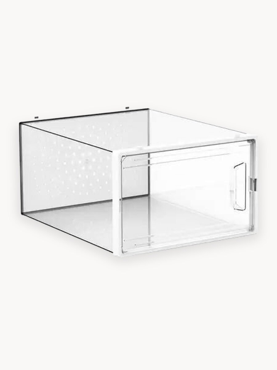 Органайзер пластиковый прозрачный жесткий для хранения обуви 6 шт