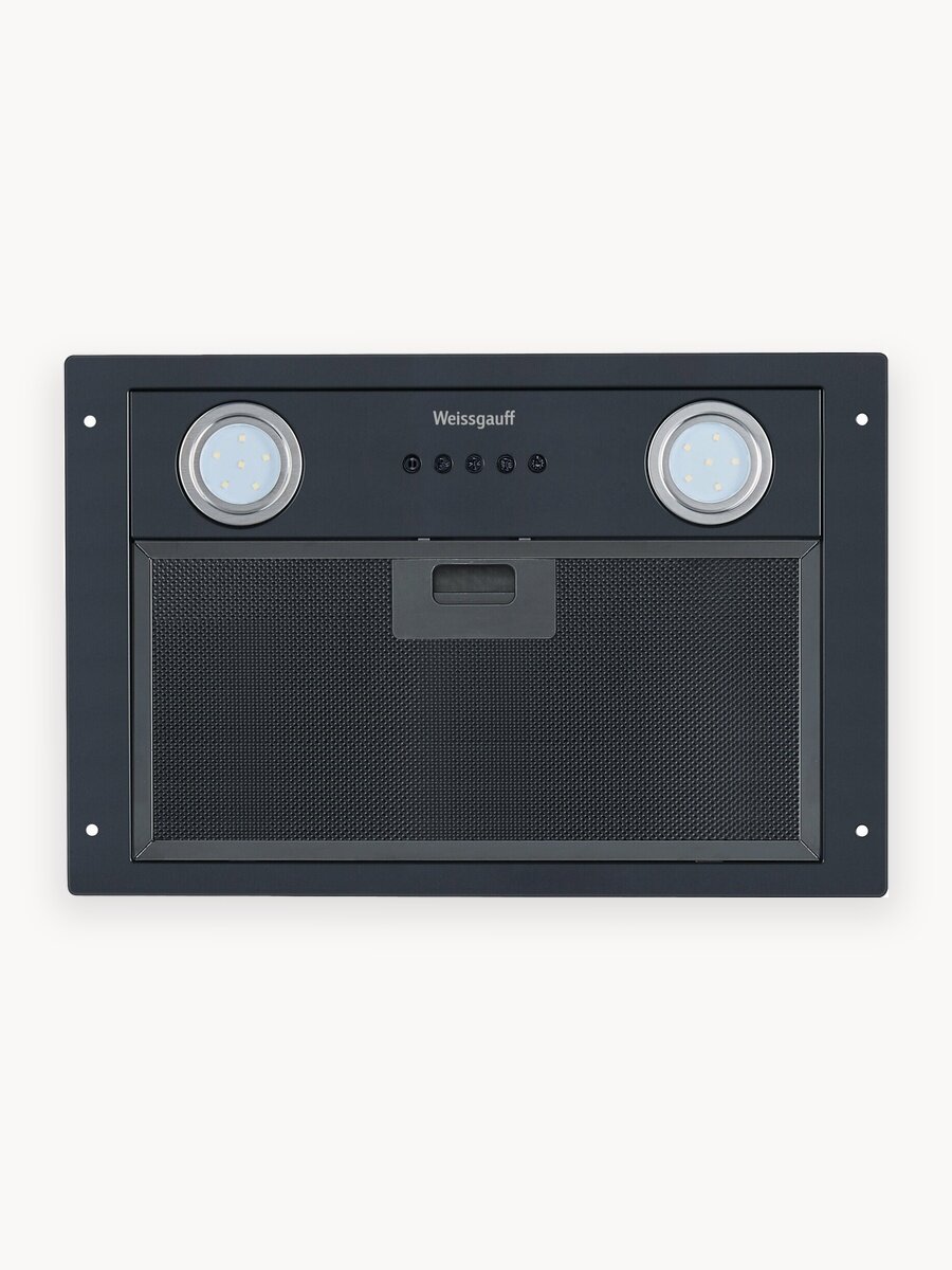 Кухонная встраиваемая вытяжка Weissgauff Dubhe 450 Black Edition