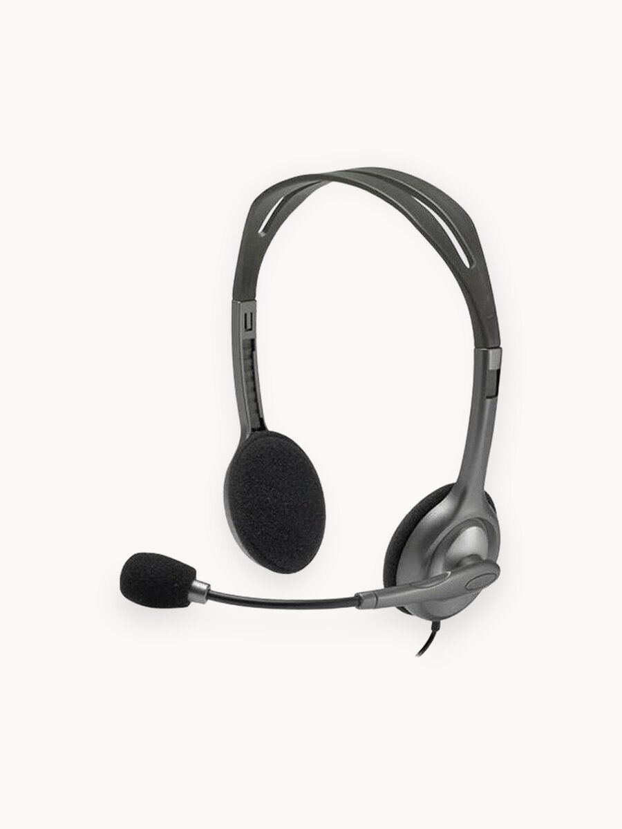 Гарнитура Logitech Headset H111 Stereo (981-000594)