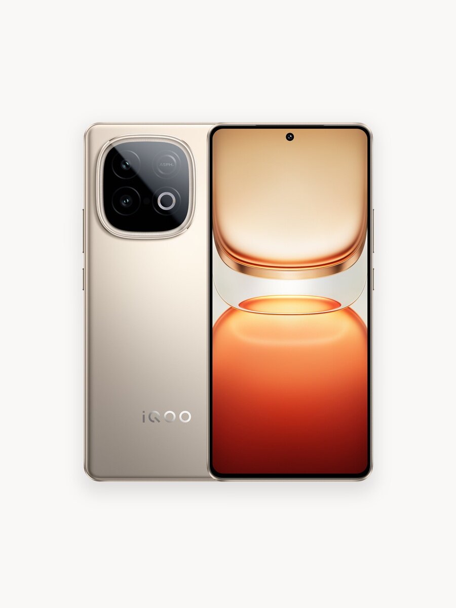 Смартфон iQOO Neo 10 Snapdragon 8s Gen 4, 8/256 ГБ, золотой, AMOLED 144 Гц