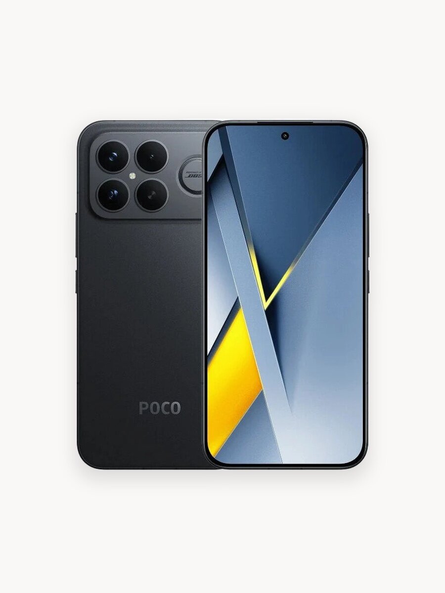Смартфон Xiaomi Poco F8 Ultra 16 ГБ/512 ГБ черный, AMOLED 6.9" 120 Гц, Snapdragon 8 Gen 5, 5G, NFC, 6500 мАч, 100 Вт, IP68