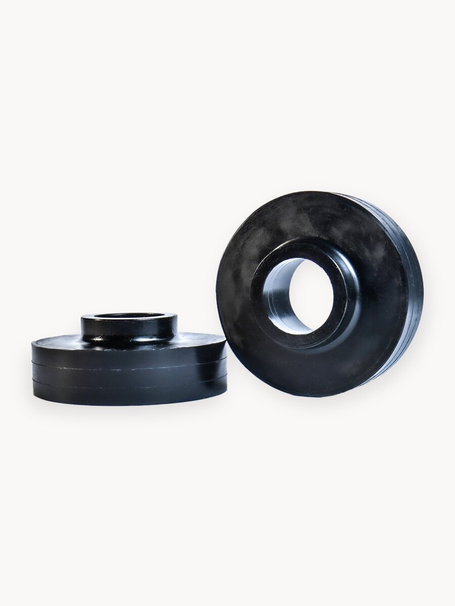 Задние проставки пружин 30мм на Hyundai Solaris II 2017-2022 для увеличения клиренса, полиуретан, 2шт, AutoDVC, хендай солярис 2