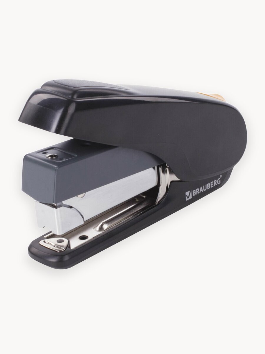 Степлер канцелярский с функцией "Без усилий" для бумаги, скобы №24/6 24/8, до 40 листов, Brauberg Easy Press, 228742