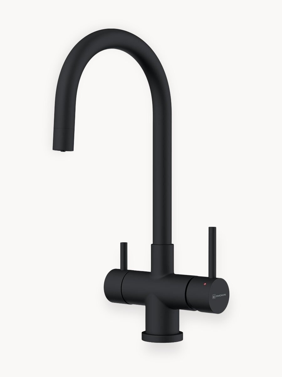 Смеситель для кухни OMOIKIRI Akita-GB из нержавеющей стали 18/8 с подключением фильтра / графит