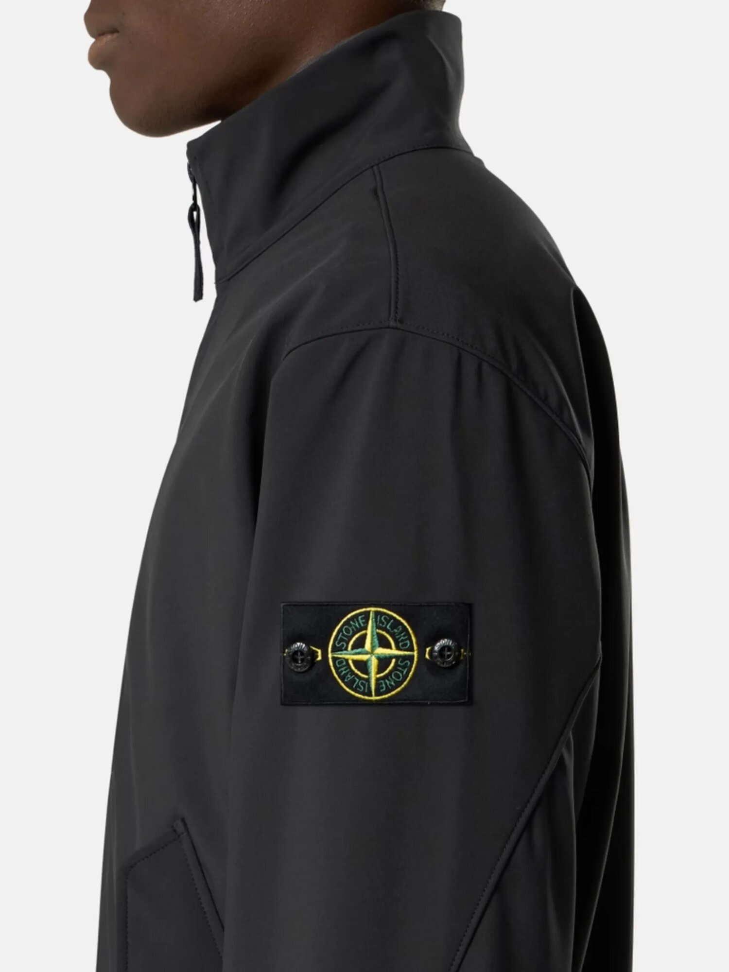 Куртка Stone Island Shell-R E.DYE®, размер M, черный — фото 1