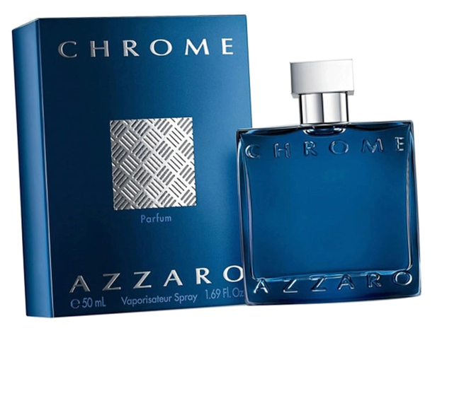 Мужские духи Azzaro Chrome Parfum 50 мл - Азаро Хром парфюм насыщенный аромат