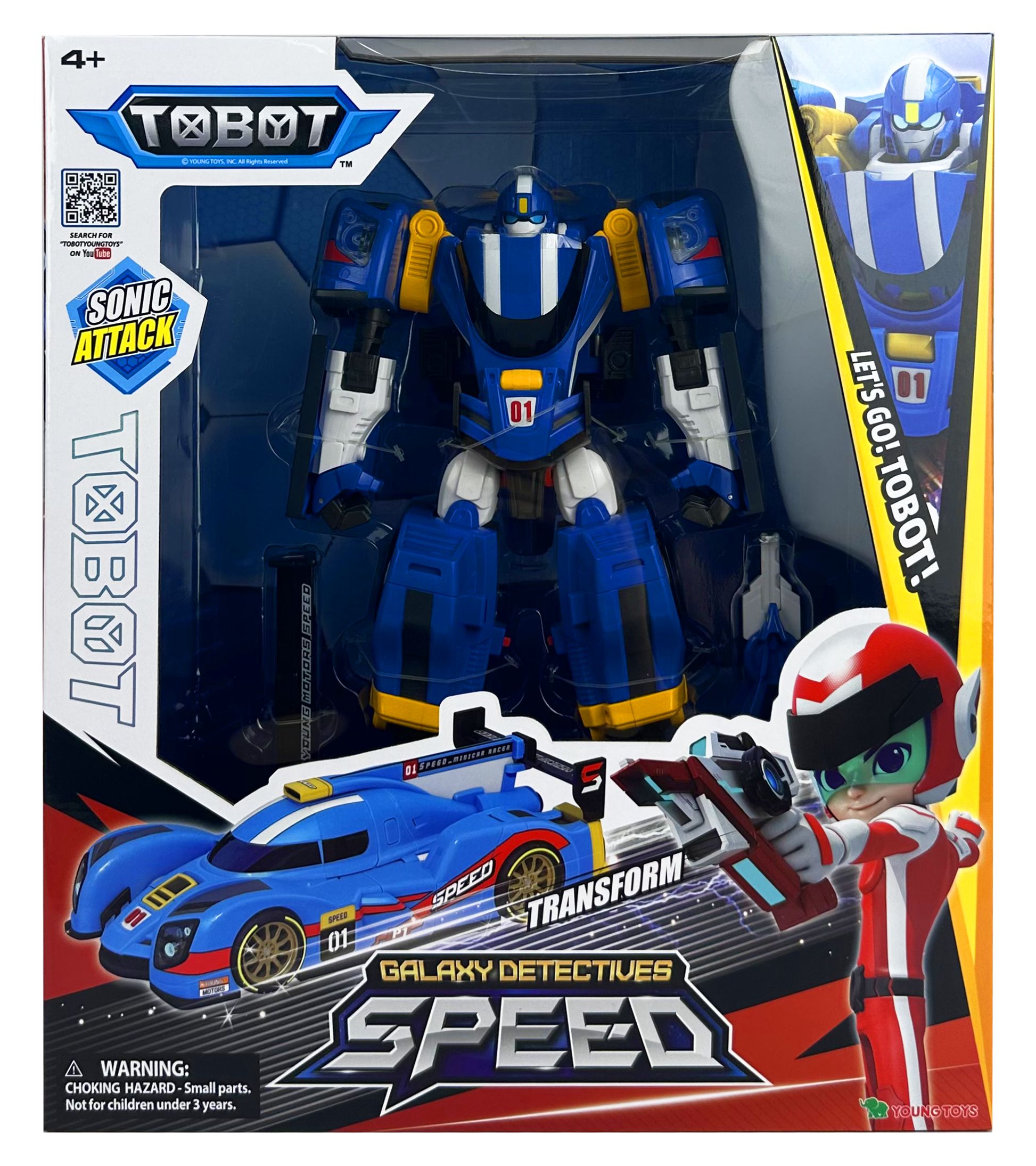 Робот Трансформер Tobot, TOBOT Робот-трансформер тобот Спиди NEW, 307601