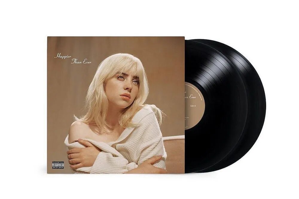 Виниловая пластинка Billie Eilish Happier Than Ever, 2 LP, Коллекционное издание, 2021
