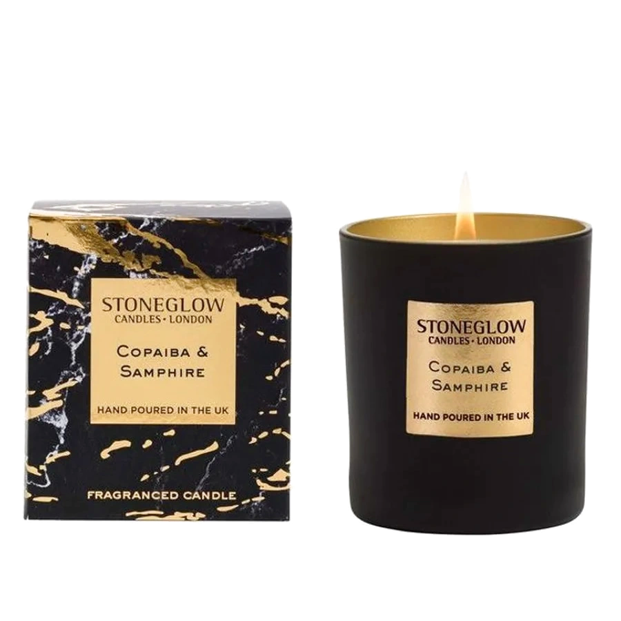 Парфюмированная свеча Stonegl ow Copaiba and Samphire 220 гр для дома