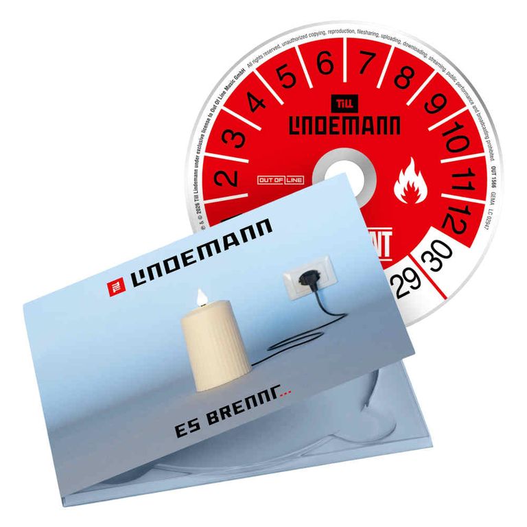 Фирменное издание TILL LINDEMANN (RAMMSTEIN) - Es brennt - CD Maxi-Single Digi