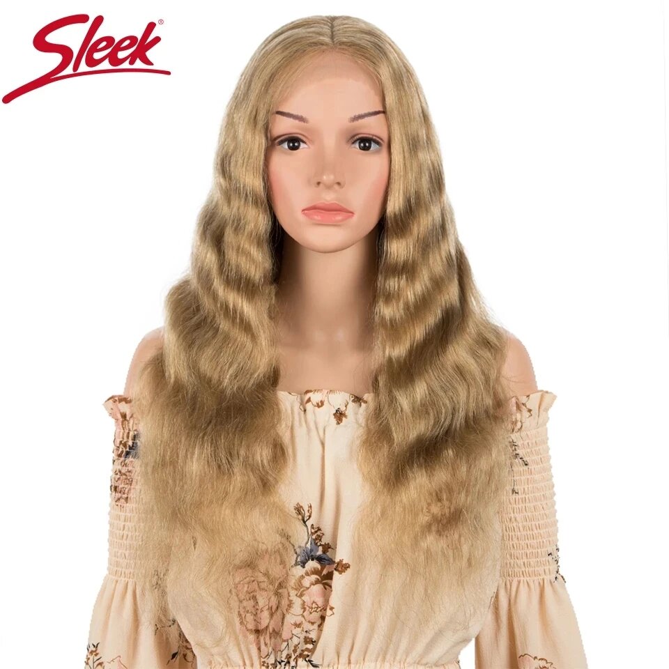 Блондинка, волнистый парик Sleek, 14 дюймов, #30