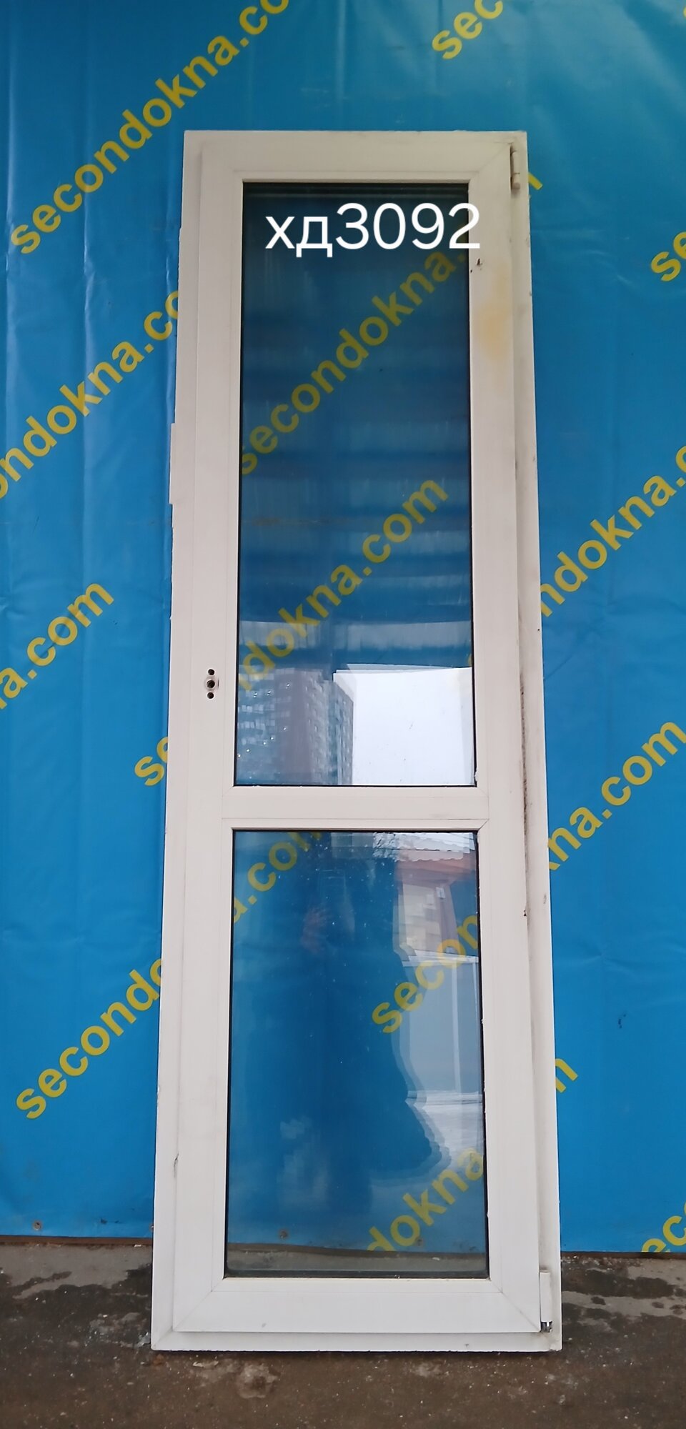 Дверь пластиковая Б/У 2140(в)х650(ш)