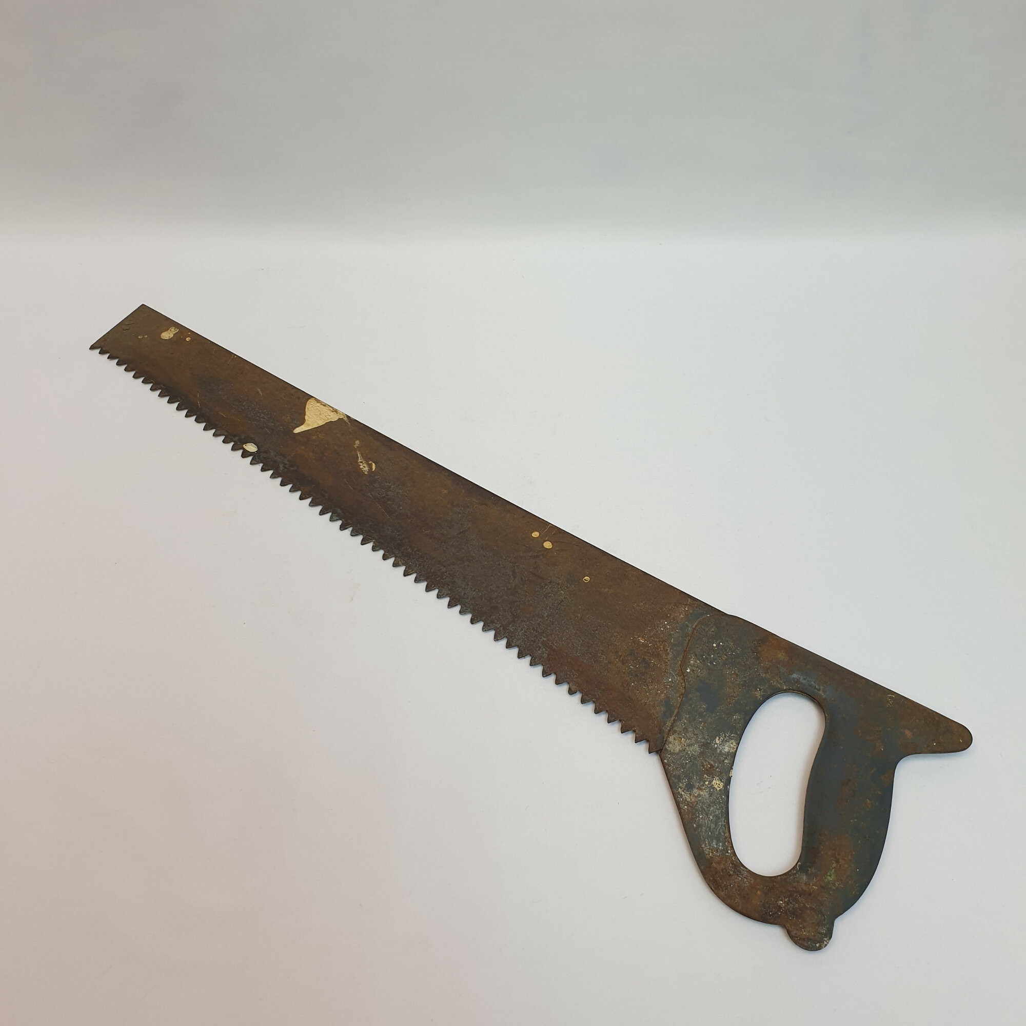 Пила 55 см, имеется ржавчина. Винтаж, СССР.