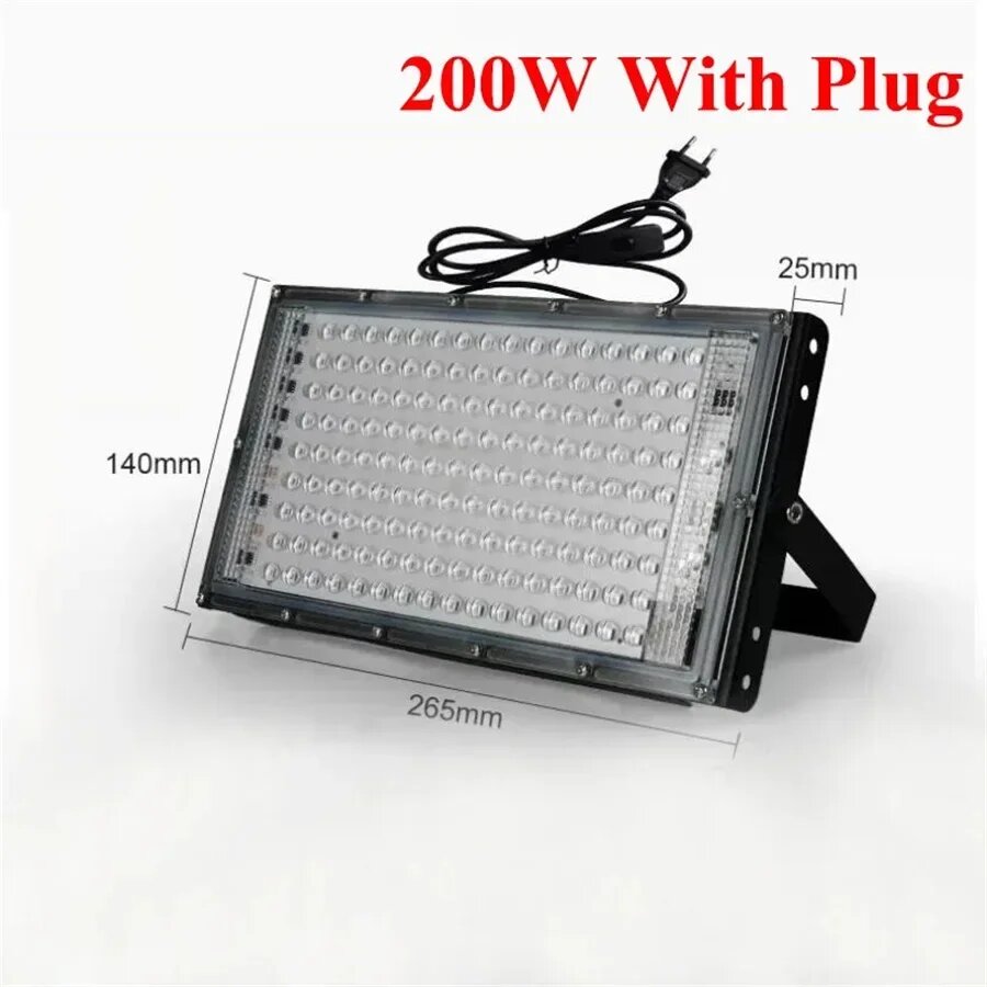 TIRVOSE УФ-лампа для отверждения 200Вт 300Вт 200W With Plug