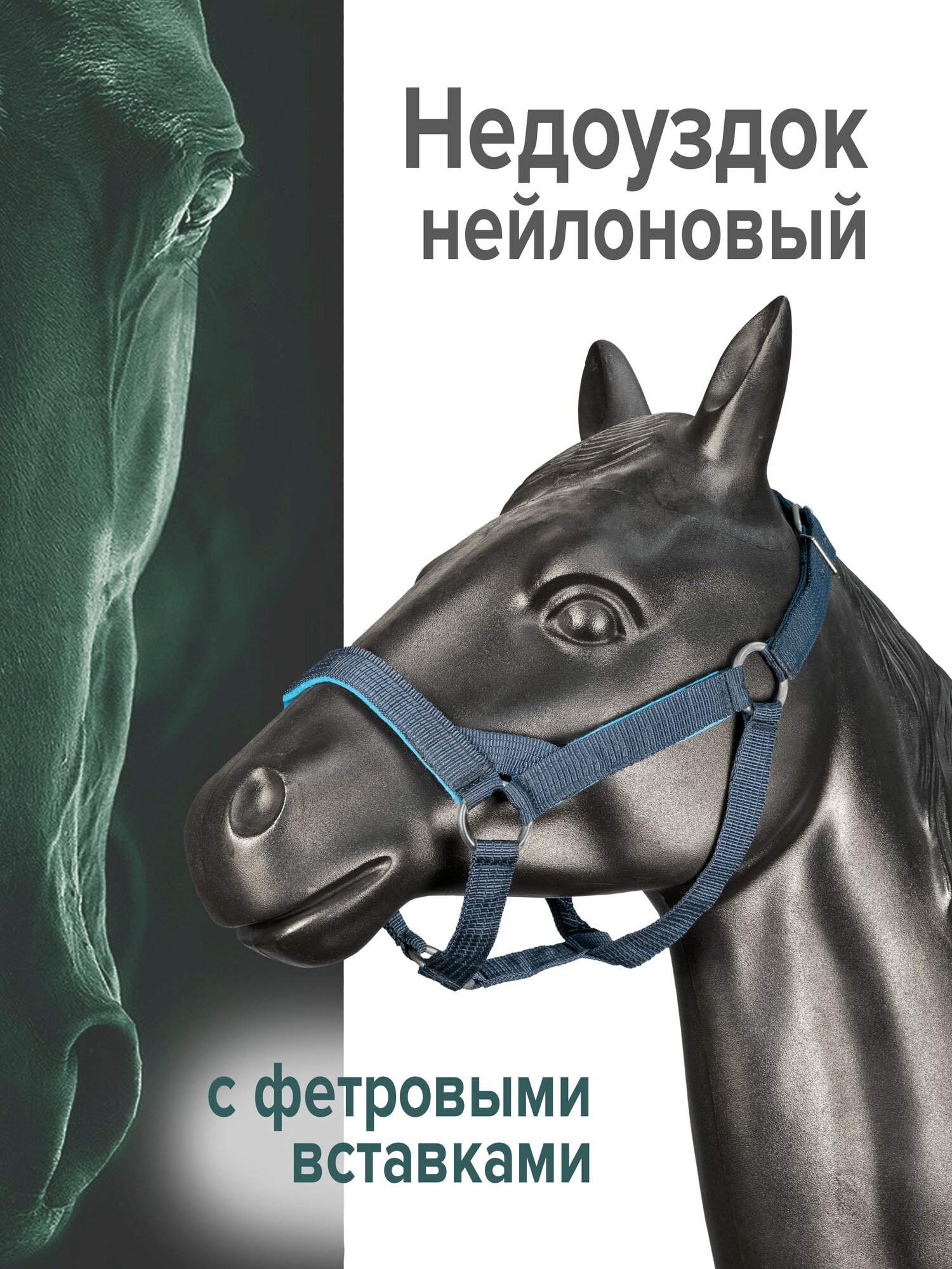 Недоуздок нейлоновый для лошадей REITER