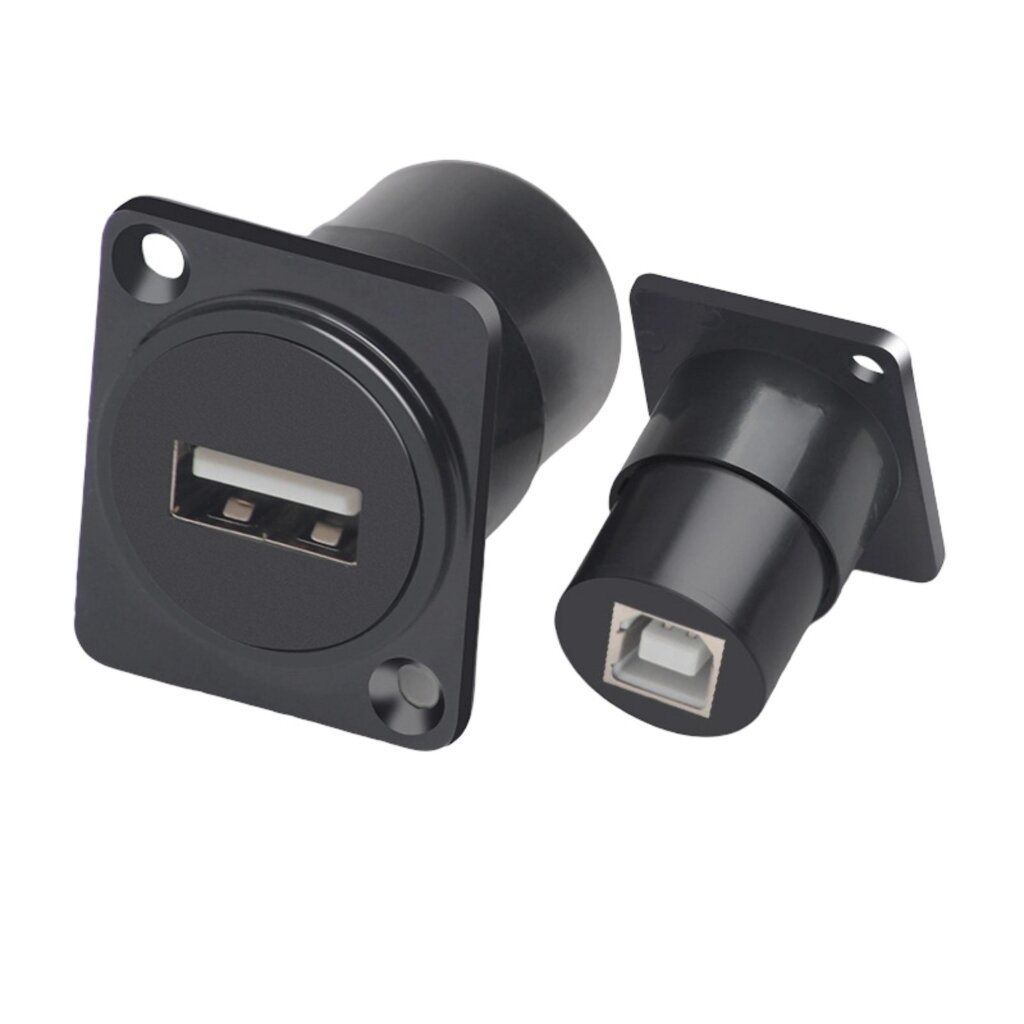 Разъем USB A для подключения к разъему USB B для подключения встроенного принтера без припоя