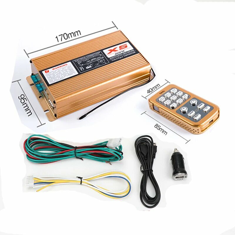 Автомобильный звуковой сигнал X5 host 400W