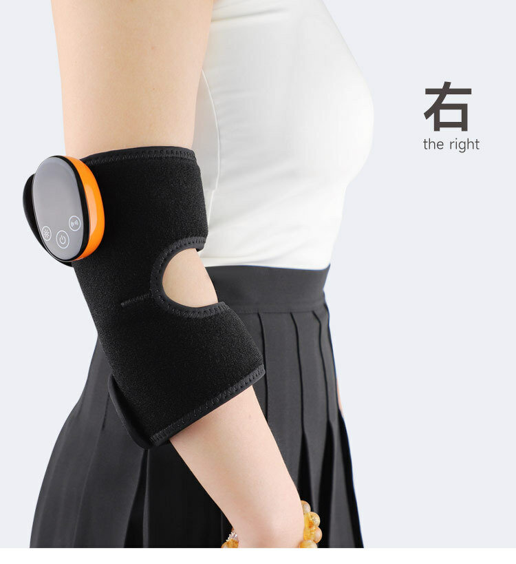 Электрический нагревательный локтевой бандаж с красным светом, нагревательный уход за локтем, термотерапия для локтевого сустава, защитное снаряжение для тенниса с интеллектуальным контролем температуры