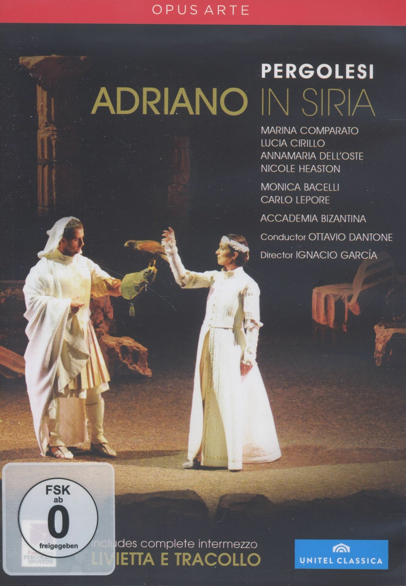 Компакт-диск Giovanni Battista Pergolesi (1710-1736) - Adriano in Siria (2 DVD)