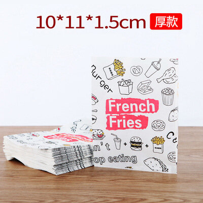 Прямые продажи от фабрики: бумажные пакеты для еды, устойчивые к жиру, пакеты для закусок, одноразовые пакеты для картошки фри, бургеров, ручных тортов, пакеты для выноса с бесплатной доставкой