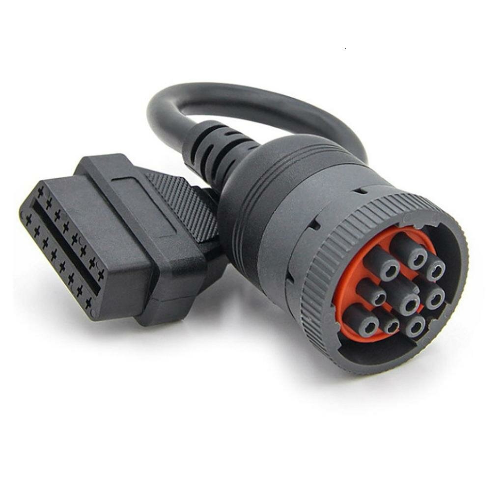 Универсальный диагностический кабель для грузовика 9Pin на OBD2 16Pin