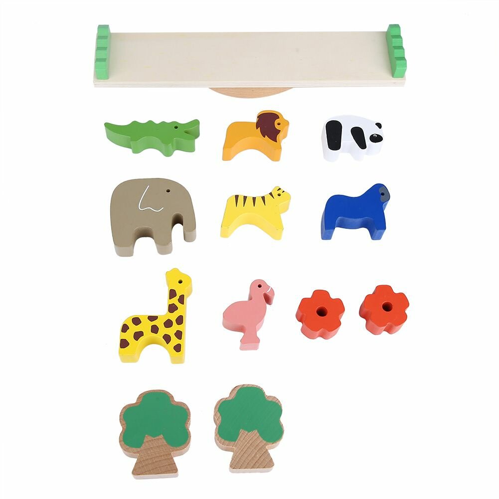 Деревянная балансирующая игра "Животные в лесу"