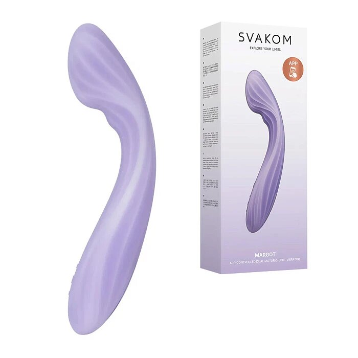Интерактивный вибратор Svakom«Margot» с нагревом, лавандовый